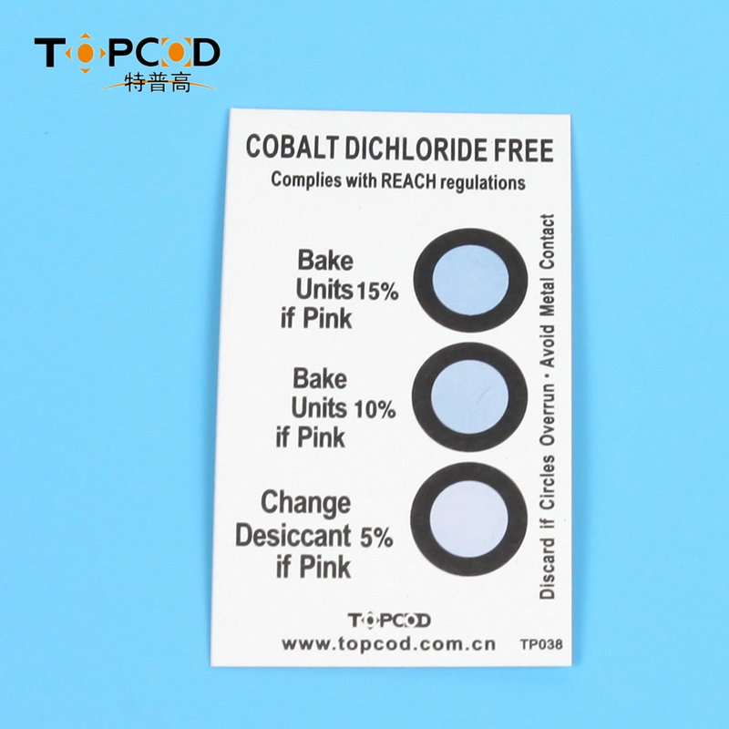 3 Dots Free Cobalt Bule to Pink Humidity Indicator Cards from China ...